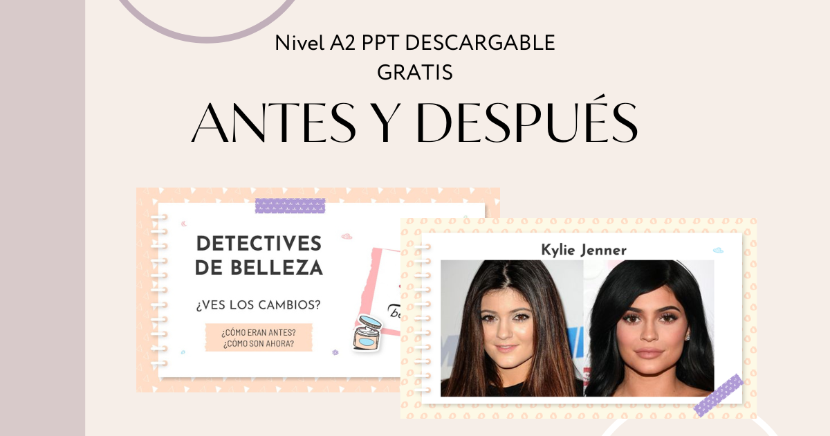 Pretérito imperfecto-Antes y después – ELEconArlet