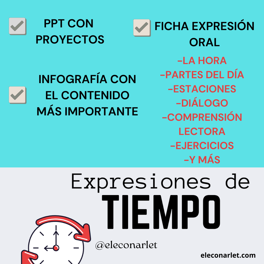 Expresiones temporales/IGCSE SPANISH – ELEconArlet