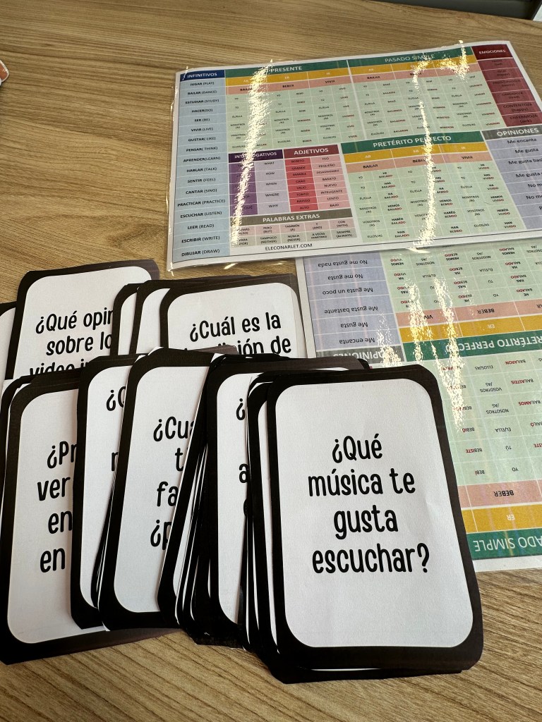 Tarjetas preguntonas- Expresión oral – ELEconArlet